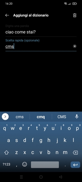 Scrivere rapidamente frasi personalizzate | Oppo Community Italia